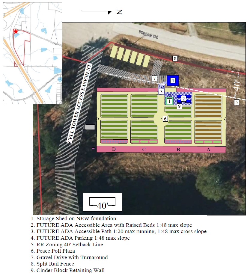 Layout – Simple Gifts Community Garden